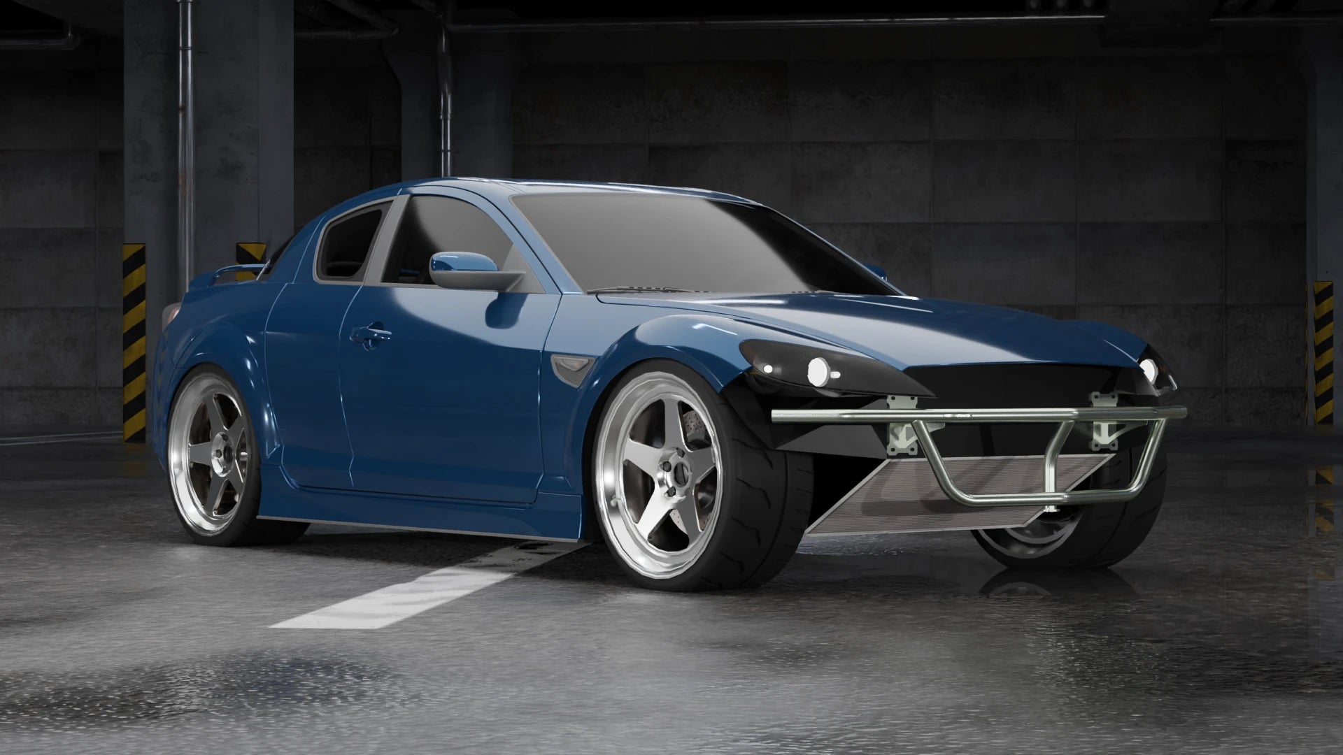 Mazda RX-7 - Bash Bars - FC – True Focus Fabrication