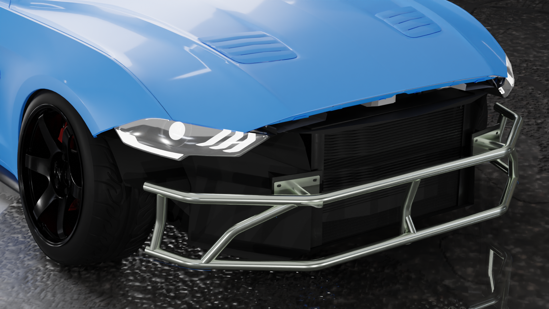 Ford Mustang S550 (2018-2023) - Dual Row Front Bash Bar – True Focus ...