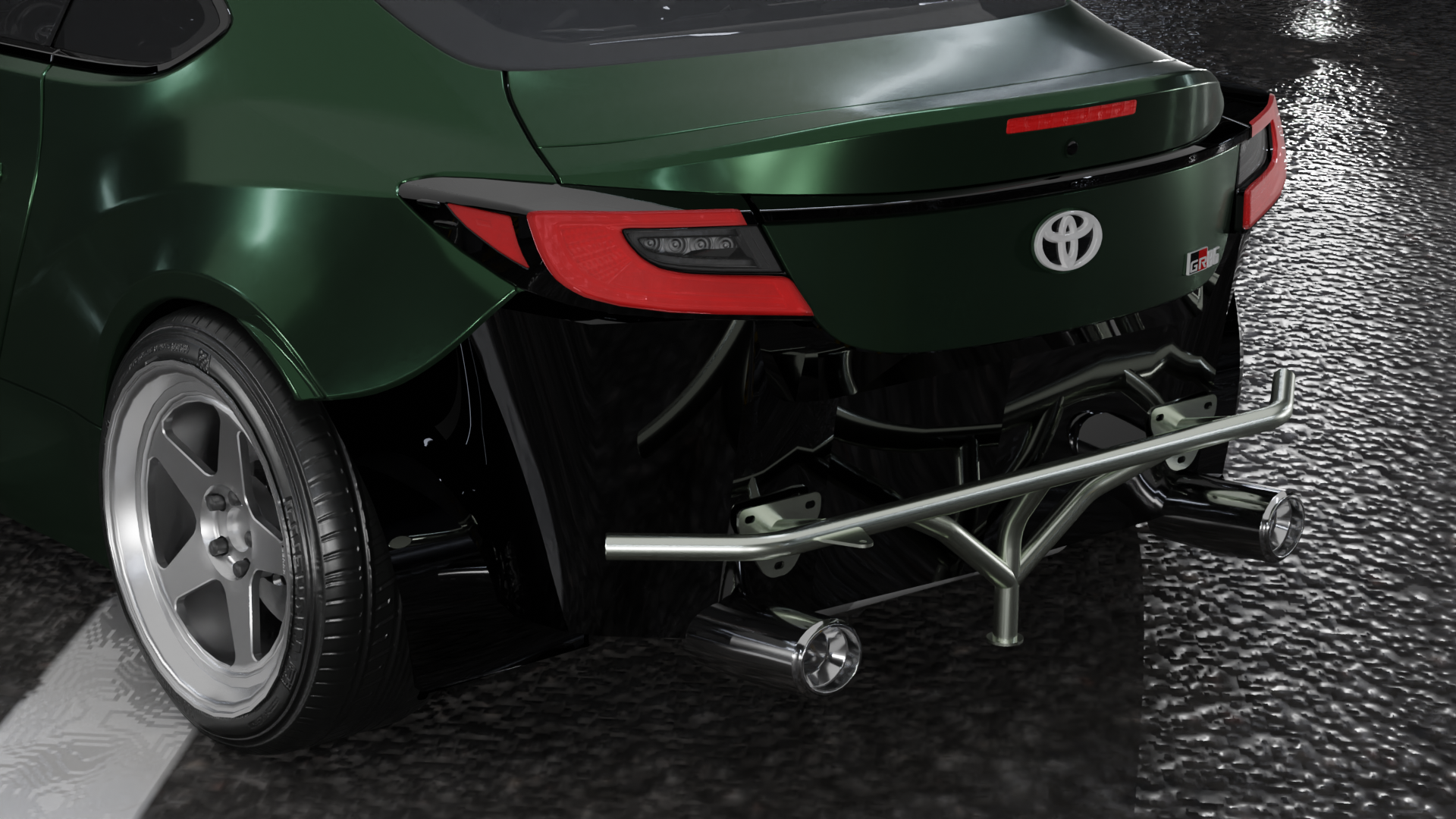 Subaru BRZ / Toyota GR86 (Second Gen 2022+) - Rear Standard Bash Bar ...