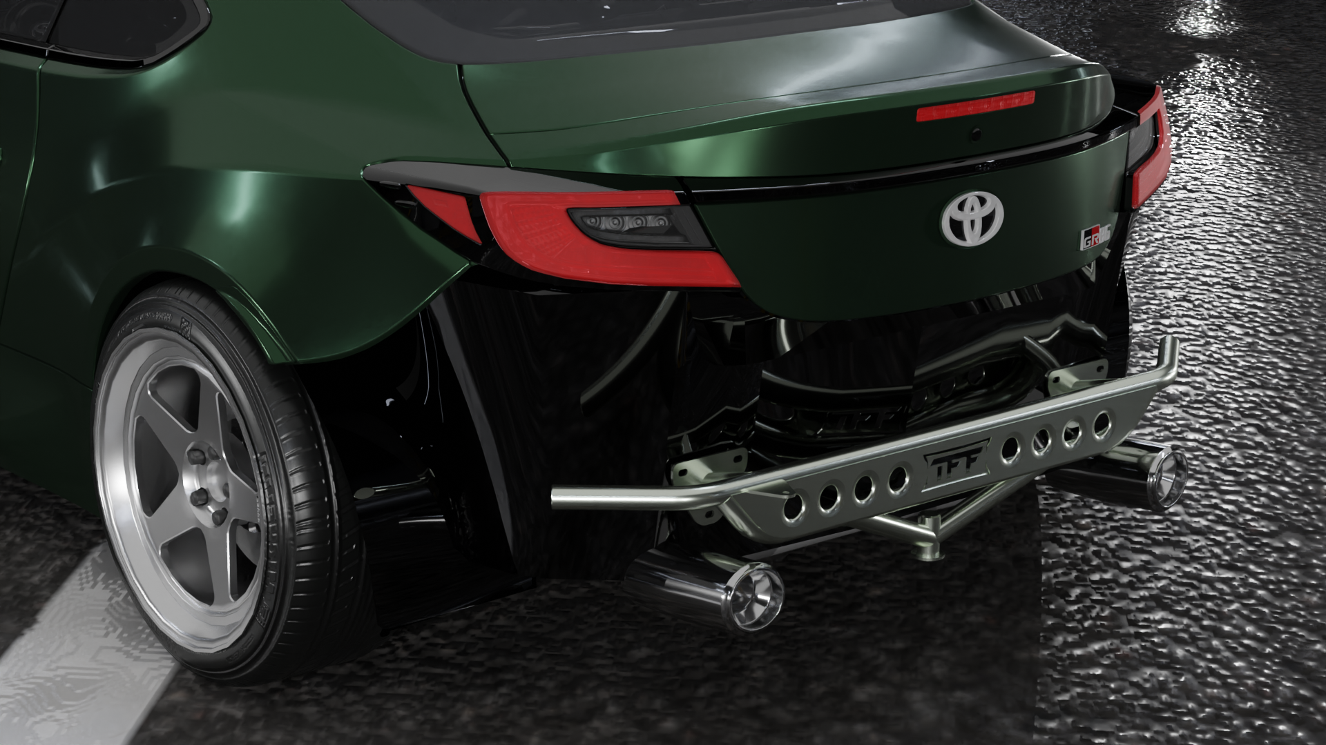 Subaru BRZ / Toyota GR86 (Second Gen 2022+) - Street Shark Rear Bash B ...