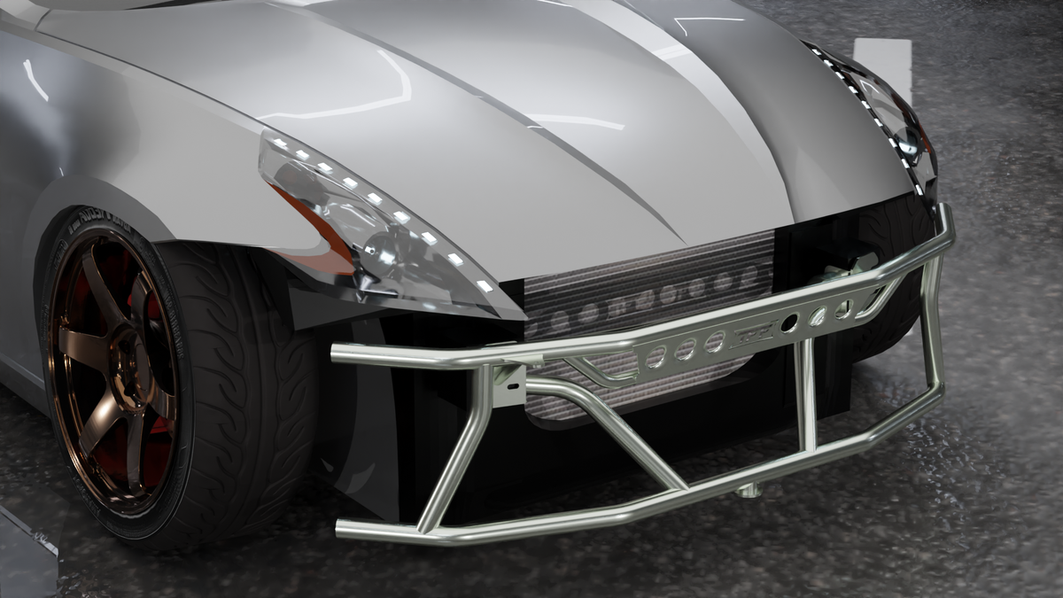 Nissan 370Z - Front Dual Row Bash Bar – True Focus Fabrication