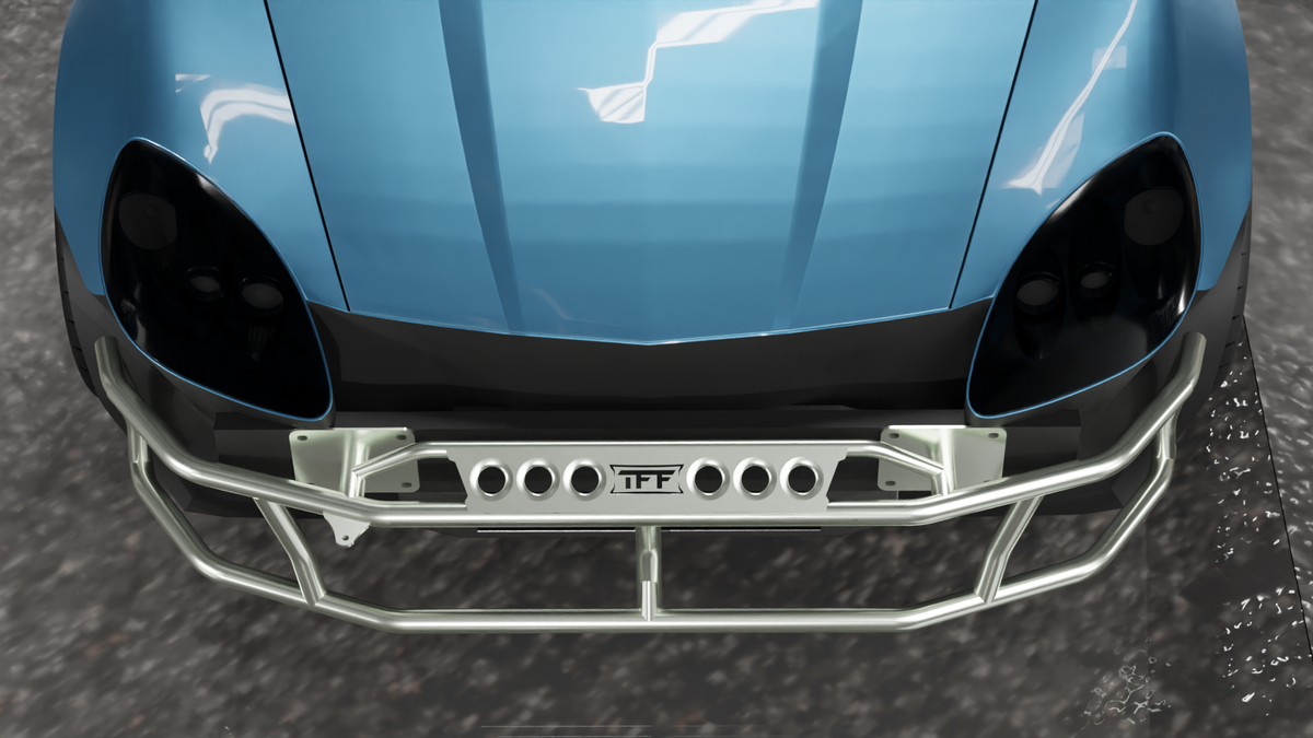 Chevrolet C6 Corvette - Dual Row Front Bash Bar – True Focus Fabrication