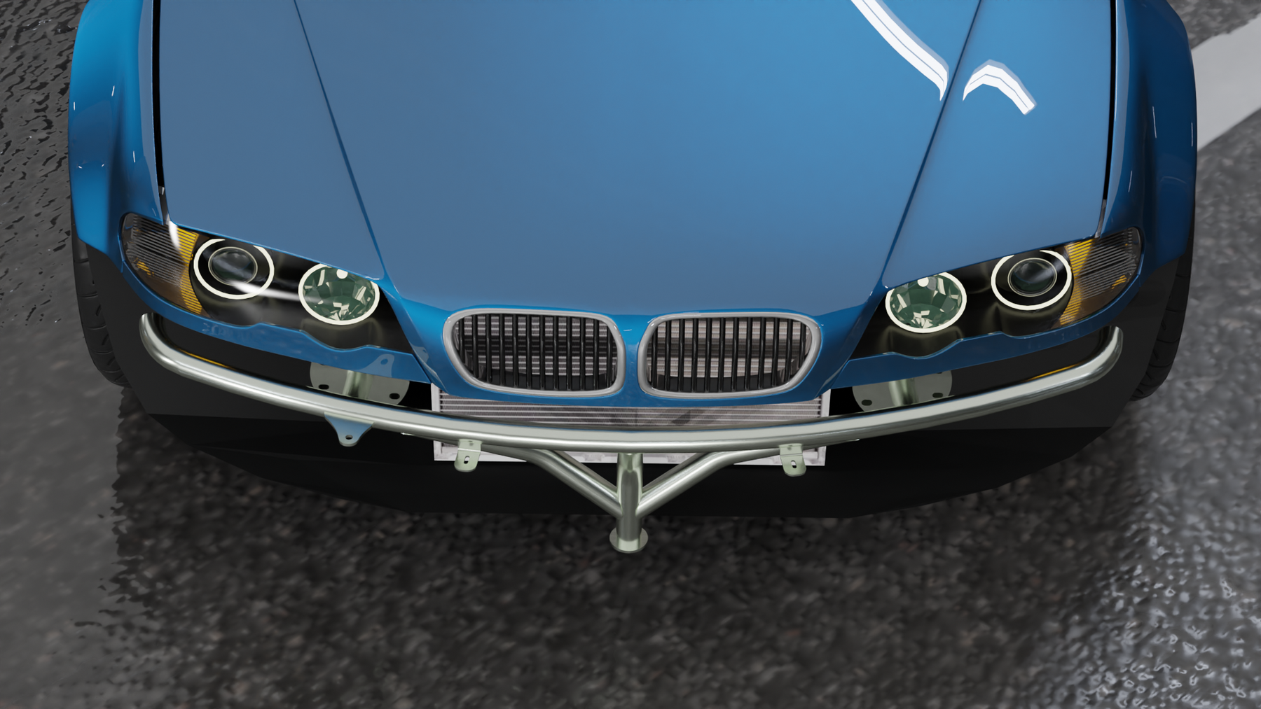 BMW E46 - Standard Front Bash Bar – True Focus Fabrication