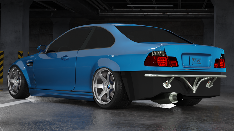 BMW E46 - Standard Rear Bash Bar – True Focus Fabrication