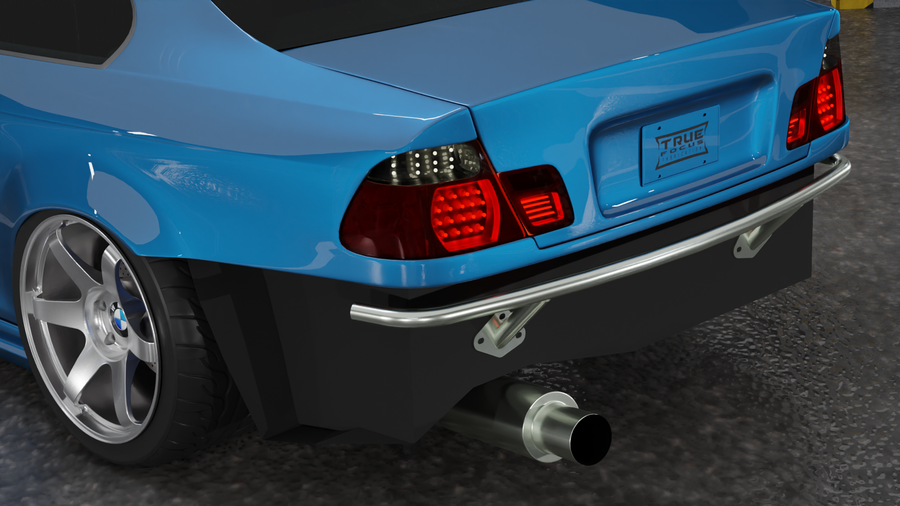 BMW E46 - Standard Rear Bash Bar – True Focus Fabrication