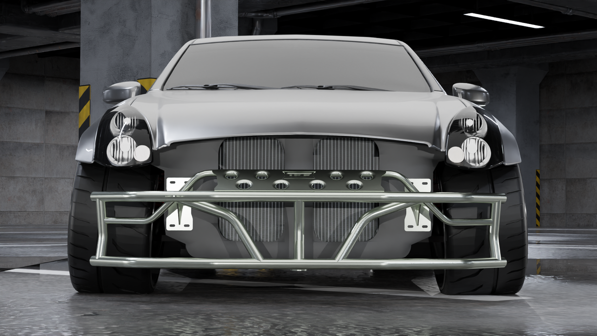 Infiniti G35 - Dual Row Front Bash Bar – True Focus Fabrication