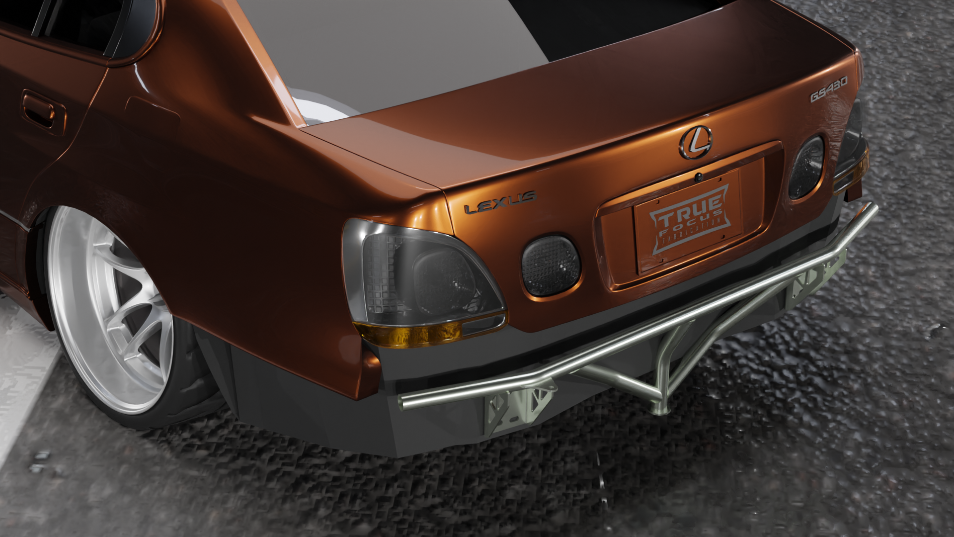 Lexus GS300 / GS400 / GS430 (1997-2005) - Standard Rear Bash Bar – True ...