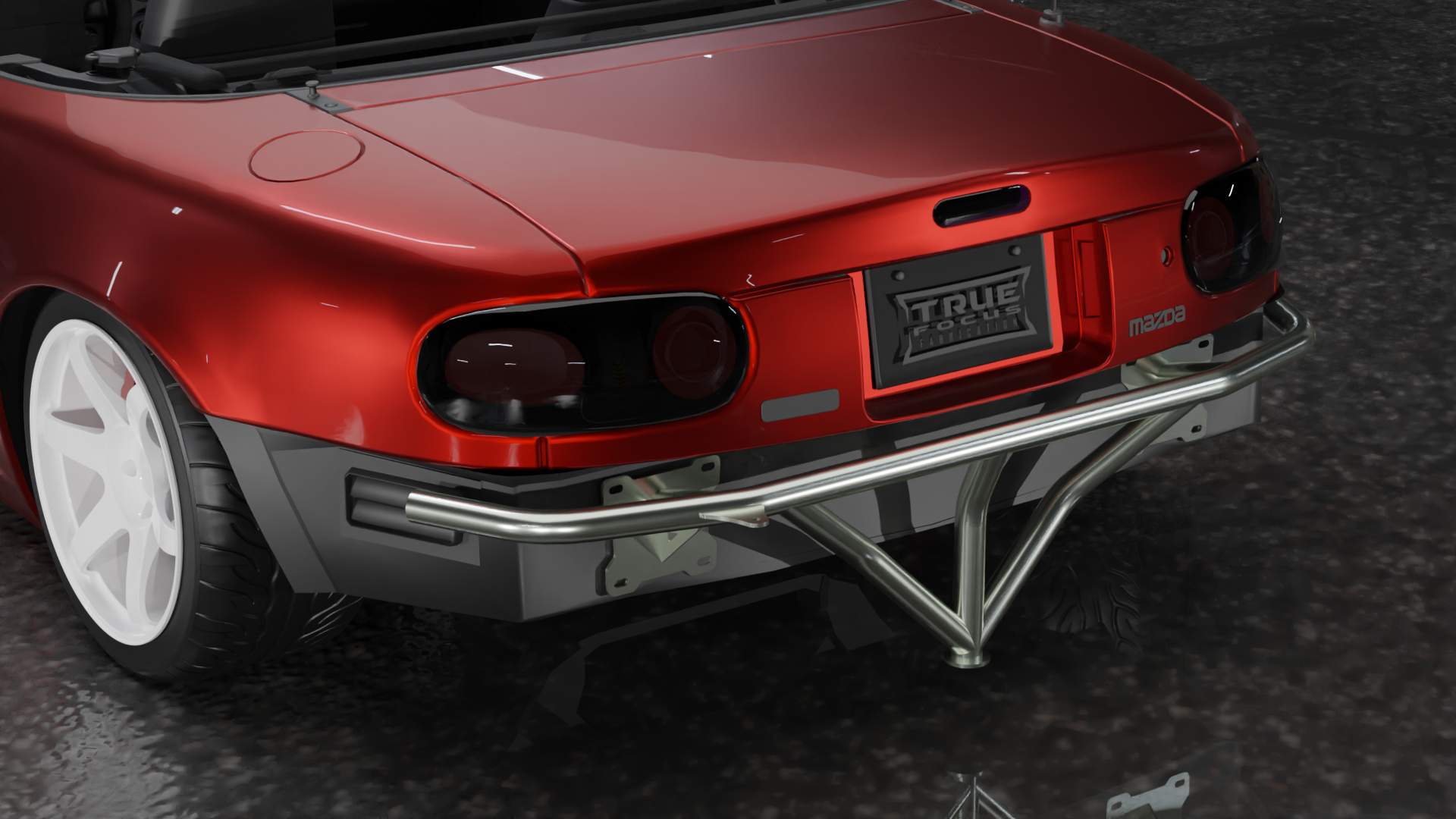 Mazda Miata (NA) - Rear Standard Bash Bar – True Focus Fabrication