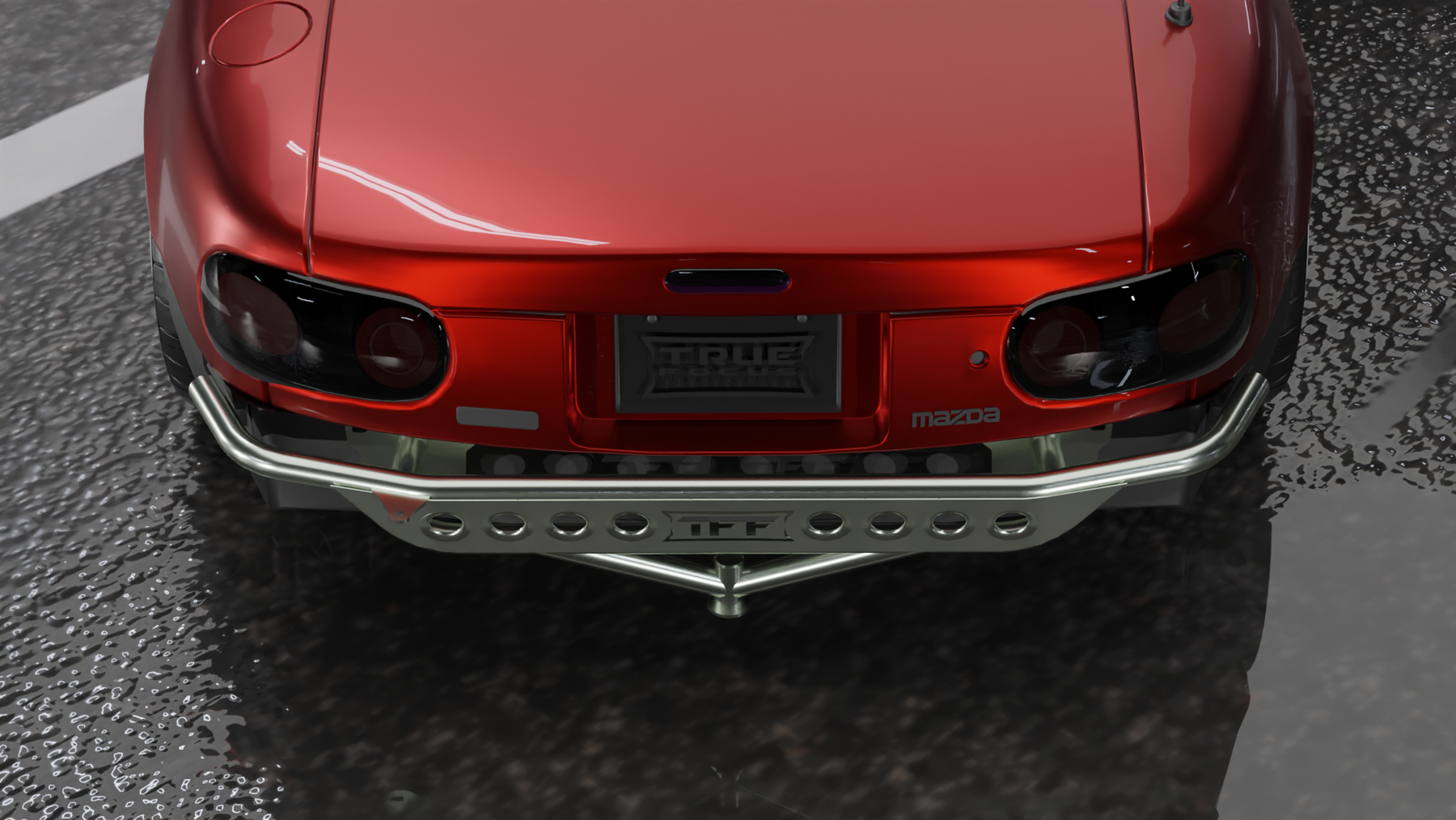 Mazda Miata (NA) - Street Shark Rear Bash Bar – True Focus Fabrication