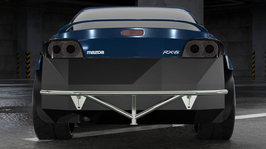 Mazda RX-8 - Standard Rear Bash Bar – True Focus Fabrication