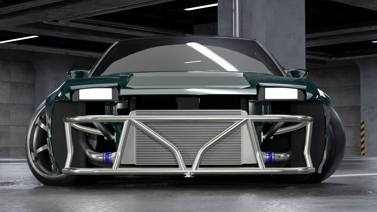 Nissan S13 Pop Up Headlight - Front Dual Row Bash Bar – True Focus ...