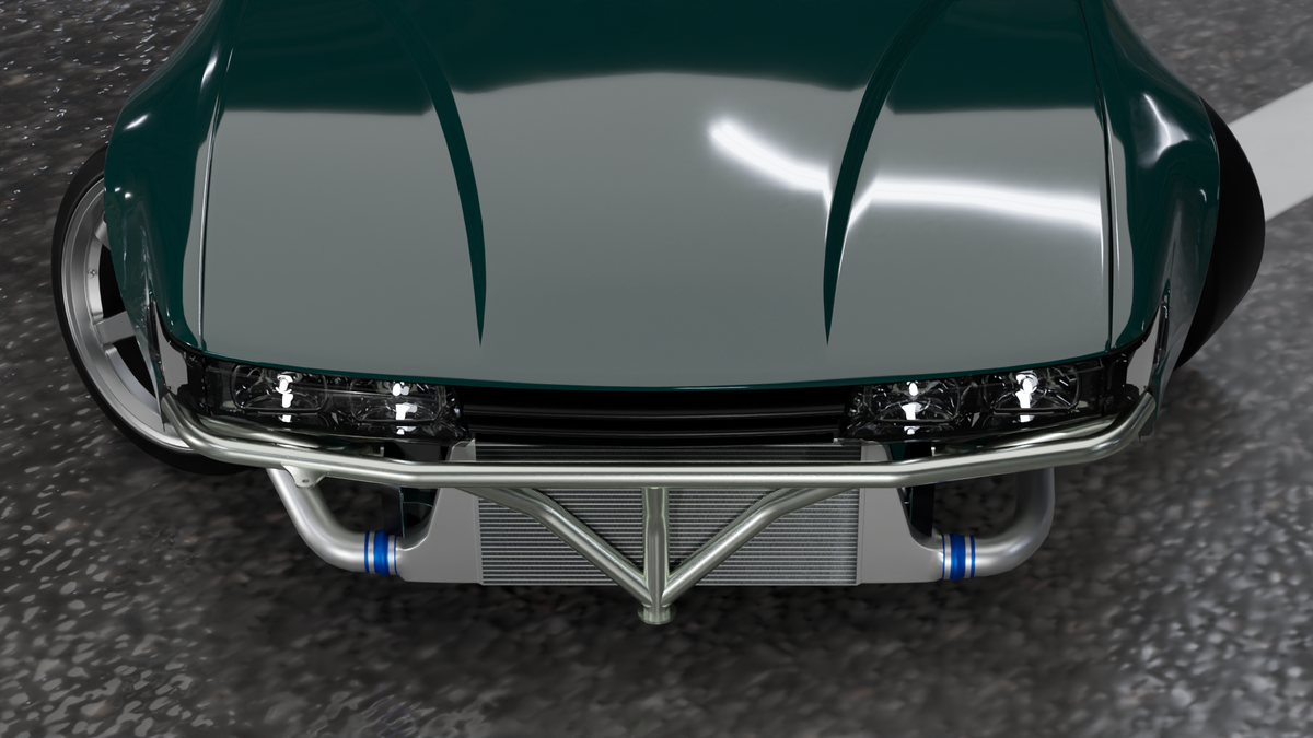 Nissan Silvia S13 - Front Standard Bash Bar – True Focus Fabrication