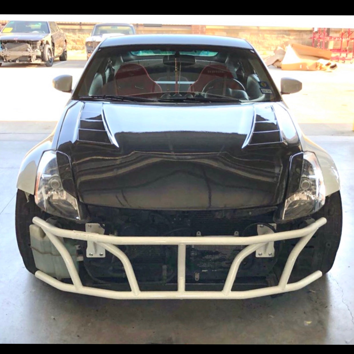 Nissan 350Z - Dual Row Front Bash Bar – True Focus Fabrication