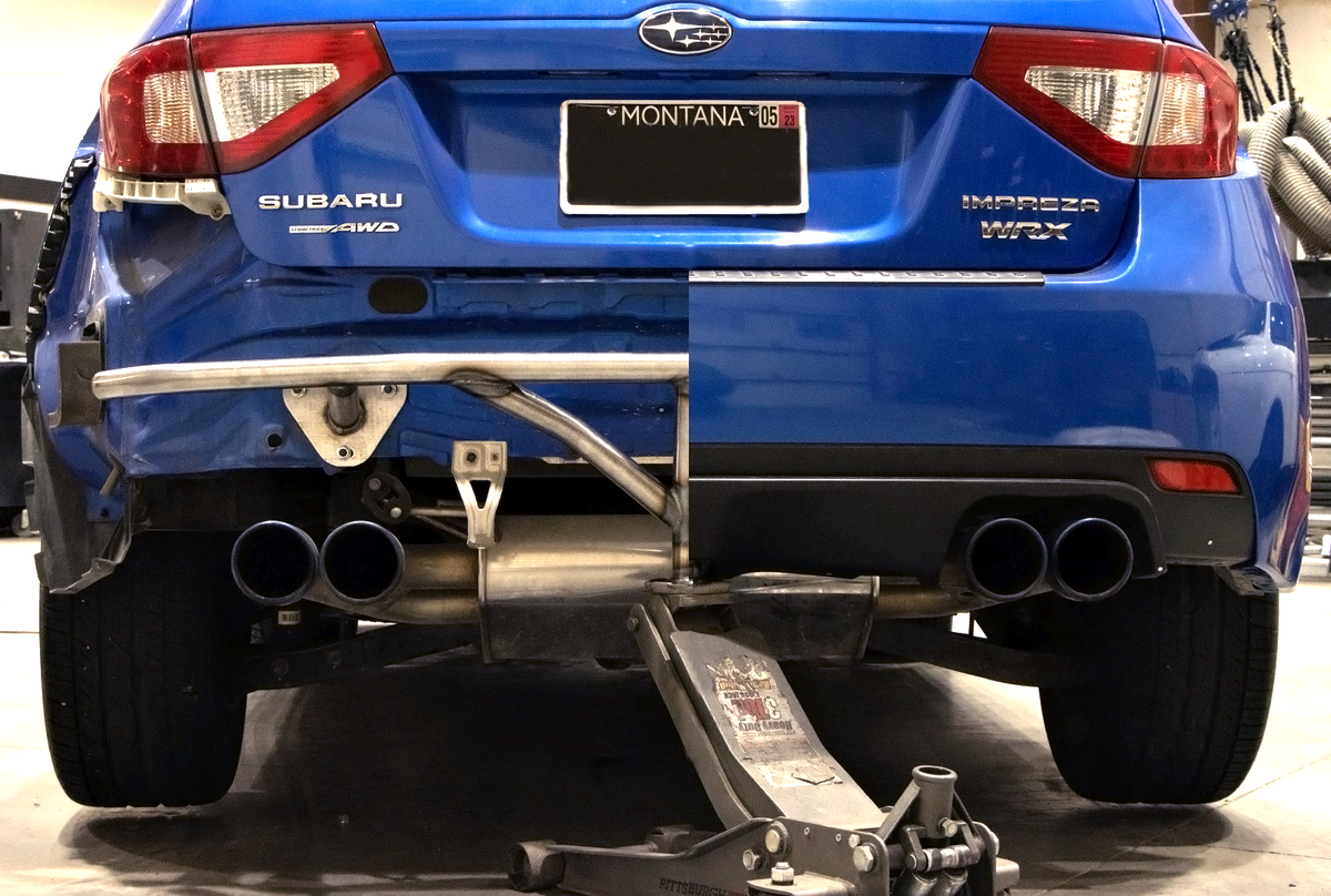 Subaru WRX STI Hatchback (08-14) - Rear Standard Bash Bar – True Focus ...